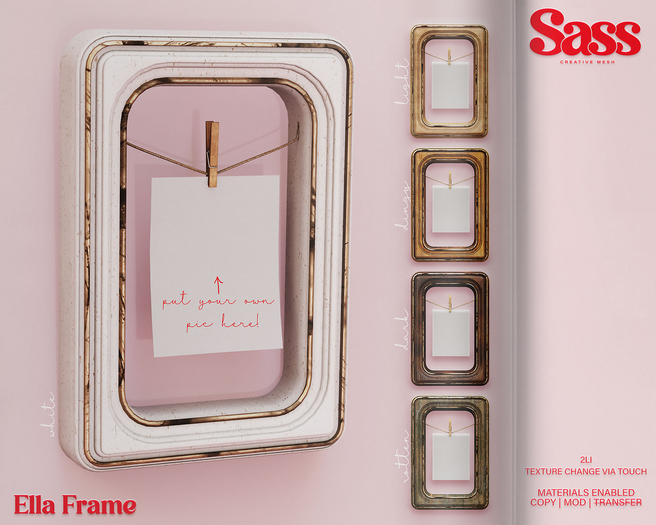 Second Life Marketplace - Sass [Ella Frame]